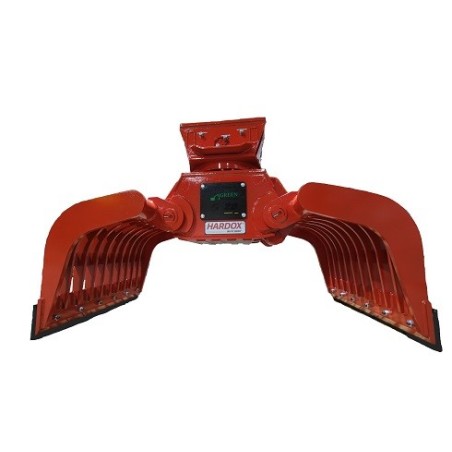 Sorting and demolition grapple selector grab Yellow G15 hydraulic grab